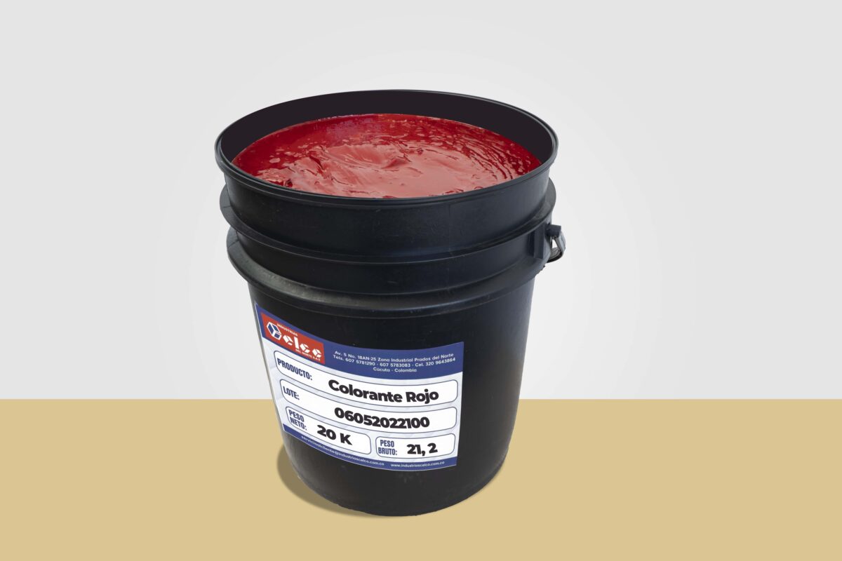 COLORANTE ROJO - Industrias Celco